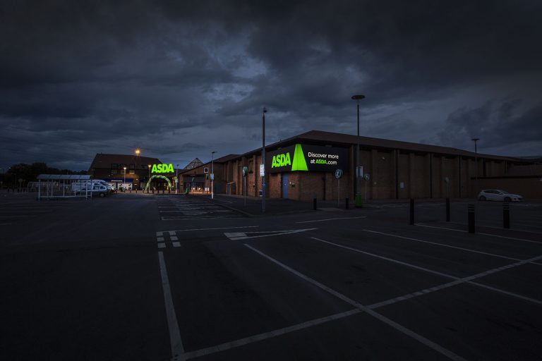 Asda by Night – Butterfield Illuminations - Butterfield Signs
